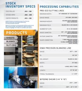 Our Products - Phoenix Steel Service, Inc.