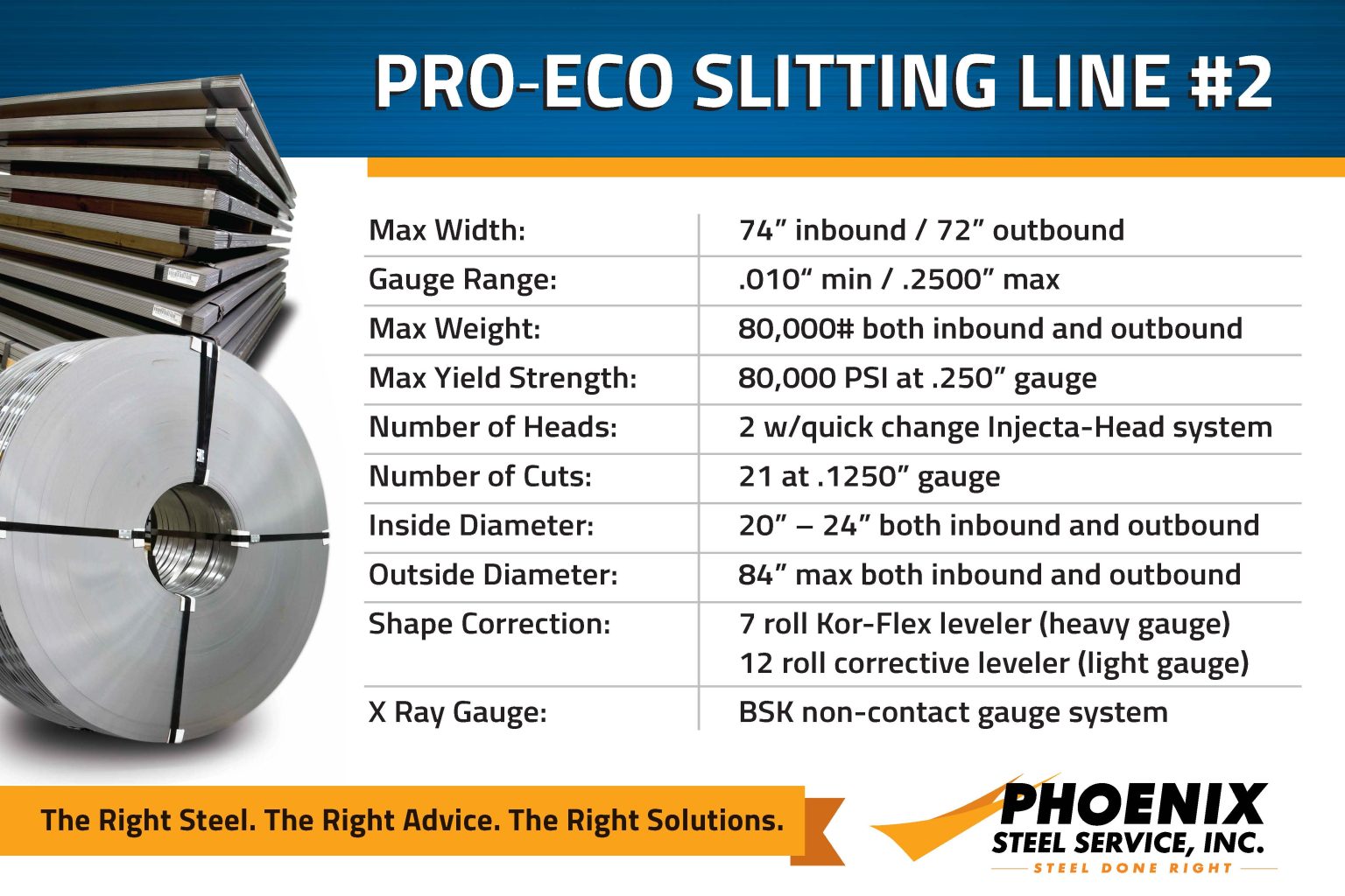 Our Services - Phoenix Steel Service, Inc.