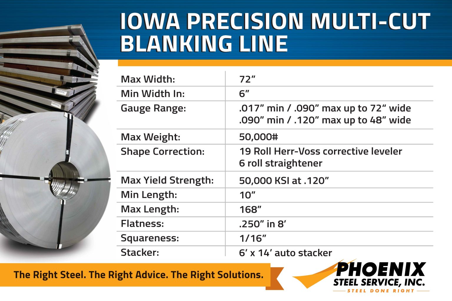 Our Services - Phoenix Steel Service, Inc.